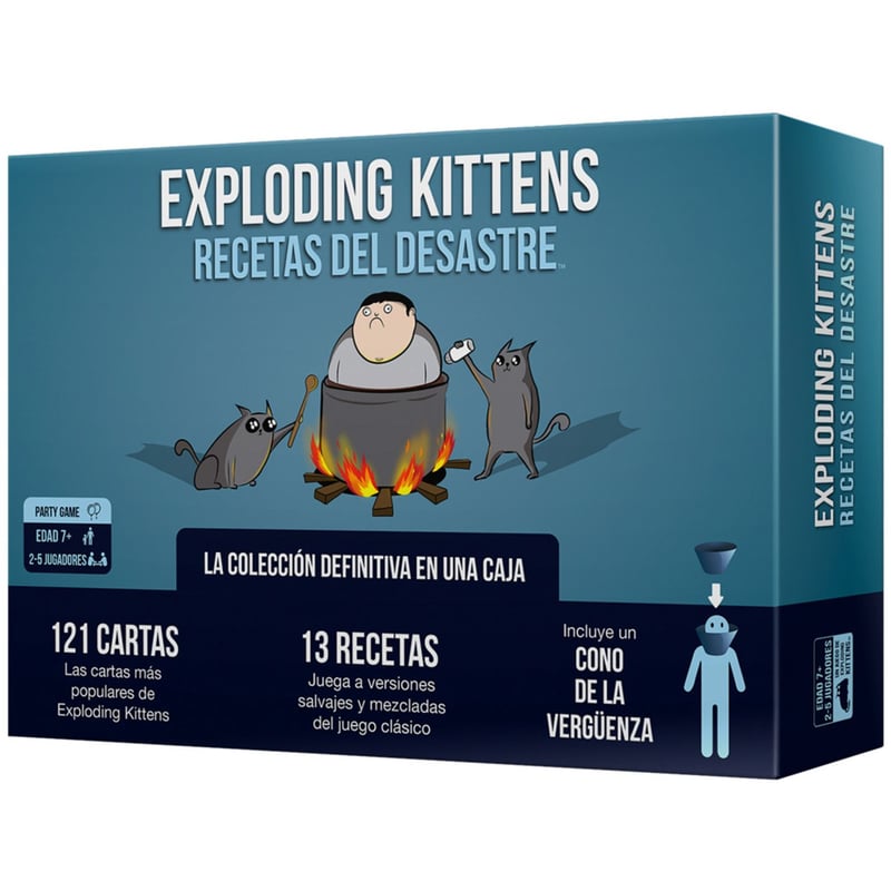 Exploding Kittens Recetas Del Desastre Juego De Mesa Español ASMODEE | falabella.com