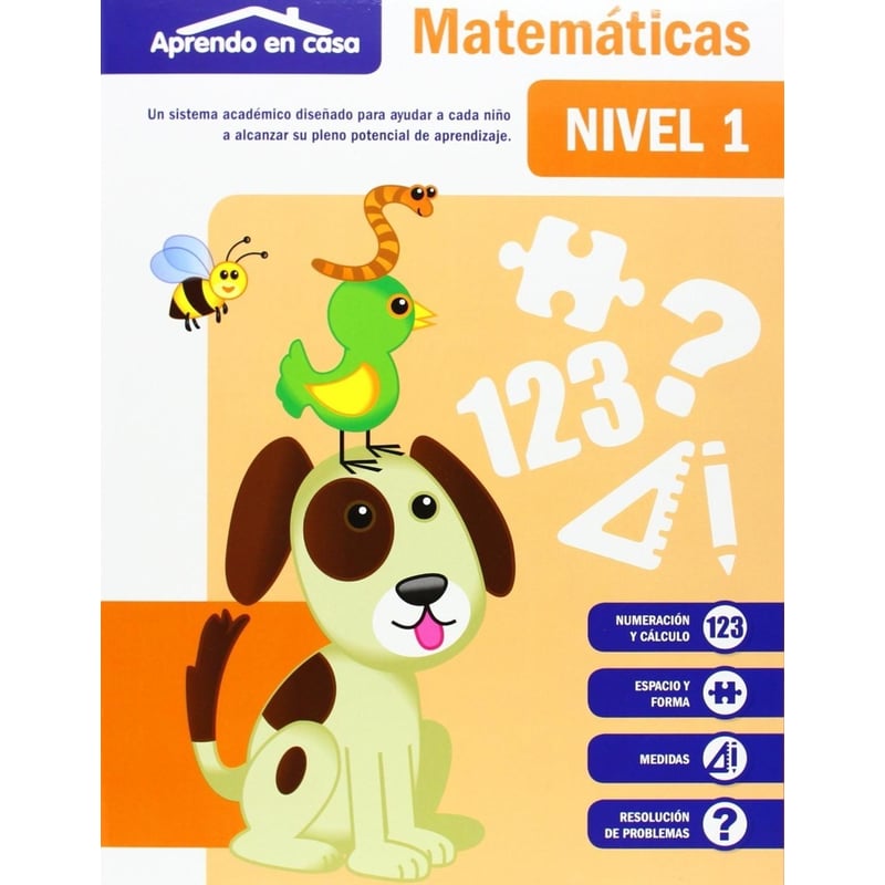 Aprendo En Casa. Matemáticas Paso A Paso. Nivel 1 GENERICO | falabella.com
