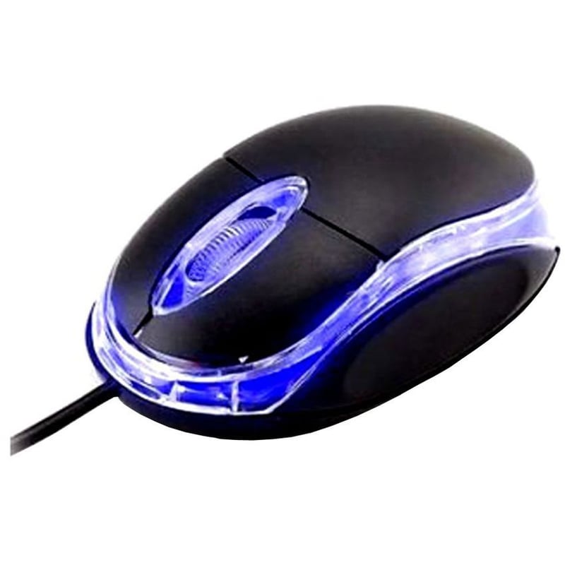 Mini Mouse Optico Seisa Cable Raton Computador Pc Pequeño Negro ...