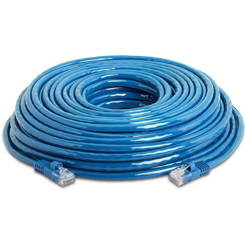Cable LAN RJ45 CAT5E Azul 30 Metros Computación Red Velocidad 100MHz ...