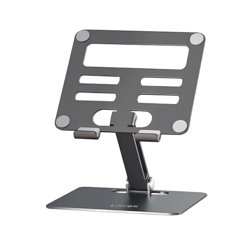 Soporte Tablet Para iPad Celular Escritorio Aluminio Movible - Gris ...