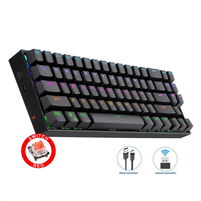 Teclado Gamer Mecánico Inalambrico Rgb Redragon K599 Deimos Sw Red ...