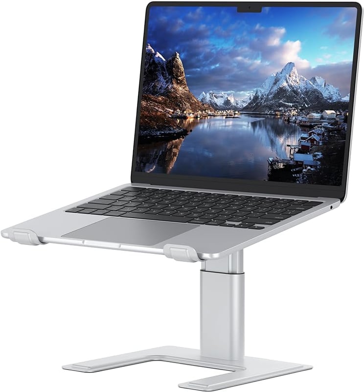 Base Soporte Ergonómica En Aluminio Pc Portátil Regulable GENERICO ...