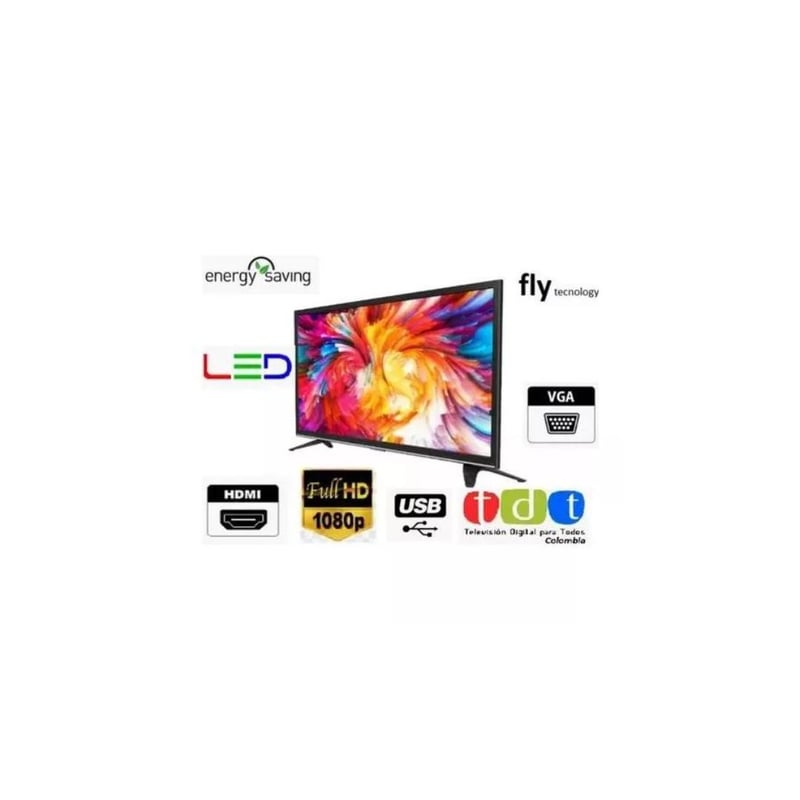 Televisor Led, Fly Tecnology, 22 Pulgadas, Full Hd, Tdt, 12v GENERICO ...