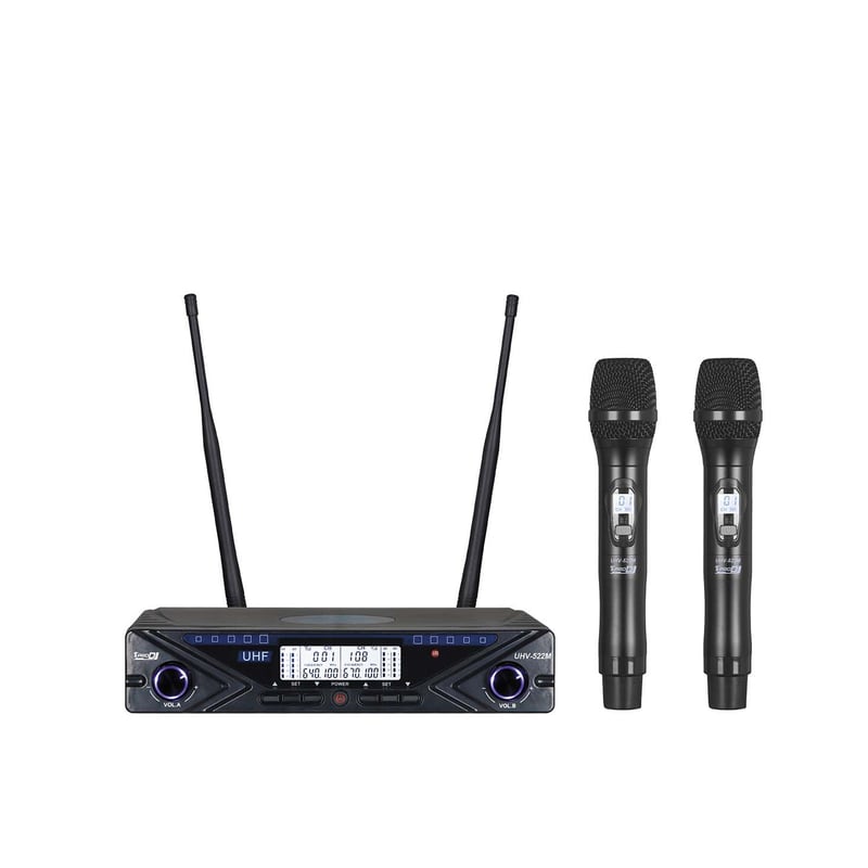 Micrófono Inalámbrico PRO DJ UHV-522M Negro PRO DJ | falabella.com