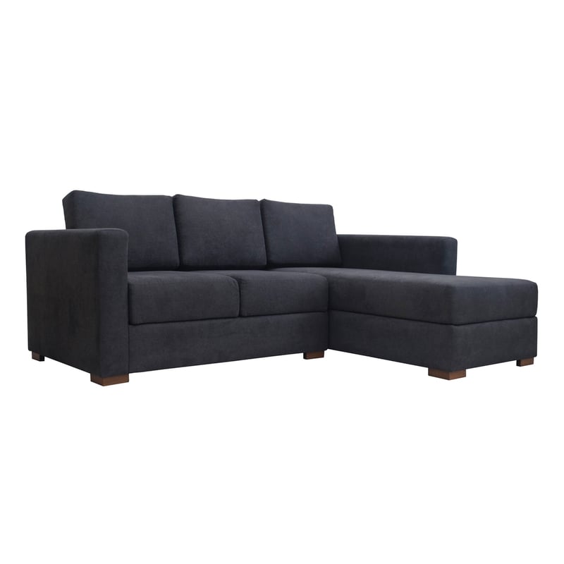 Muebles Modernos en L Sala con Sofá esquinero en Color Gris GENERICO ...