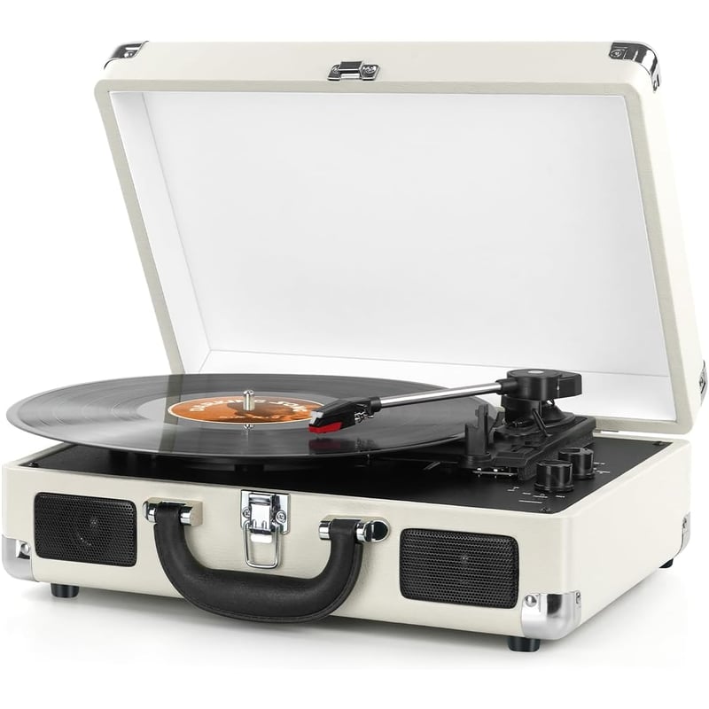 Tocadiscos Portátil Con Parlantes Y Bluetooth Retrolife BR | falabella.com