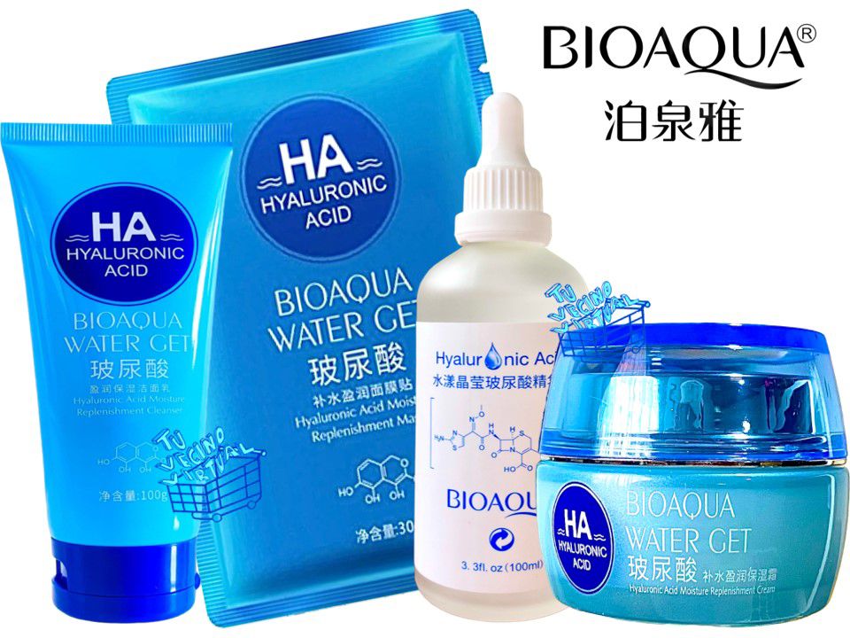 Kit BioaQUA Acido Hialuronico x4 BIOAQUA | falabella.com