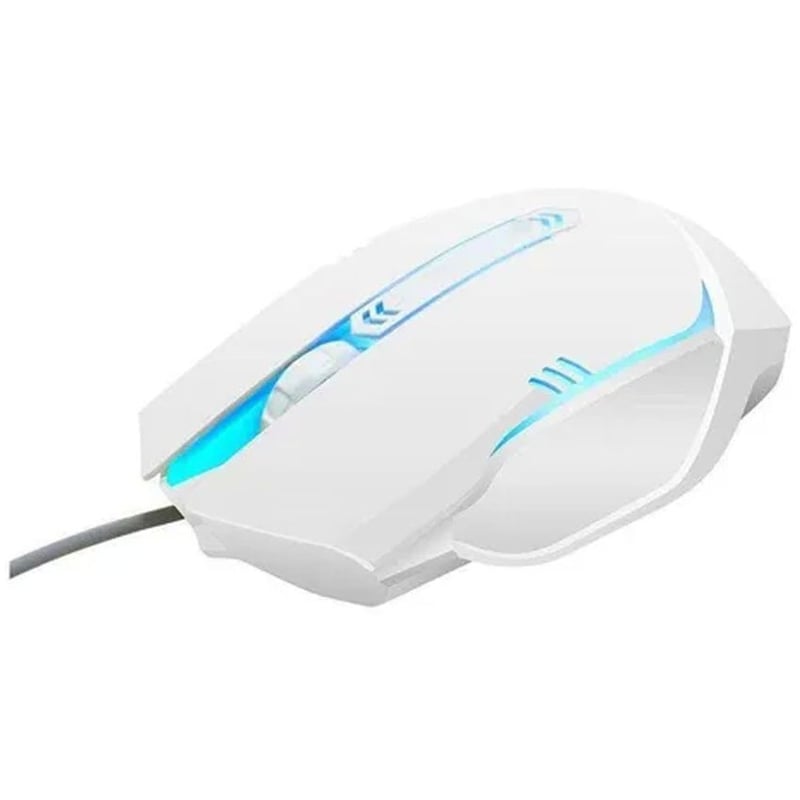 Mouse Gamer V03 Alambrico Usb Pc Luz Led Optico Raton Blanco GENERICO ...