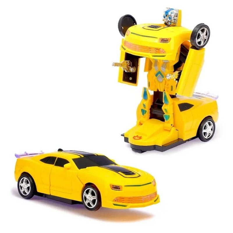 Carro Deportivo Robot Transformers Bumblebee Baterias DAYOSHOP ...