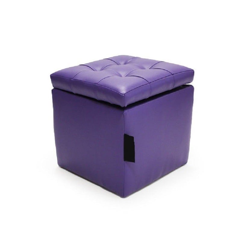 Baul Organizador Puff Individual 40x40 - Morado BANZAY | falabella.com