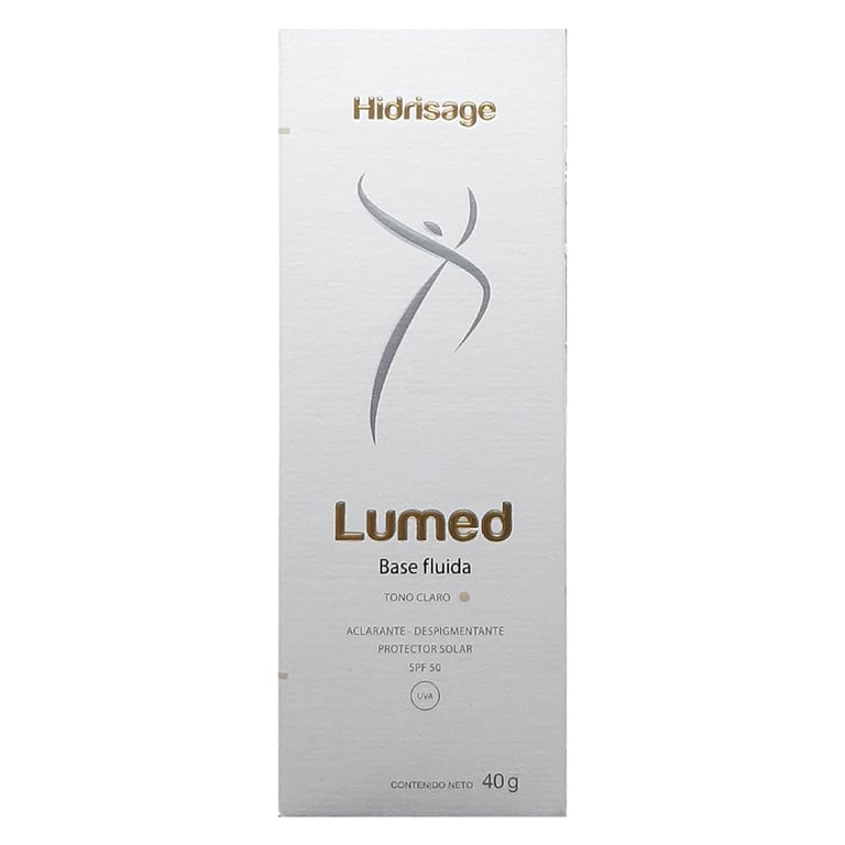 Protector Solar Lumed Base Fluida Aclarante Fps50 X 40g HIDRISAGE ...