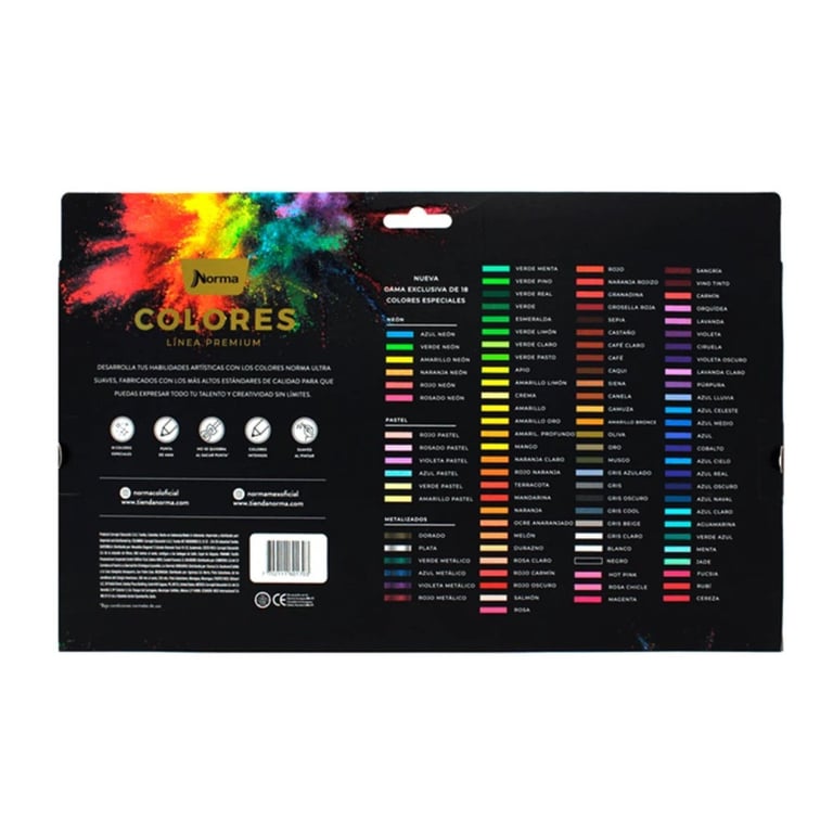 Colores Norma Premium x100 560170 NORMA NORMA | falabella.com