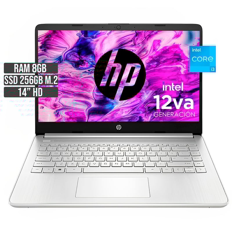 PORTATIL HP INTEL CORE I3-1215U SSD 256GB RAM 8GB LED 14 HD HP ...