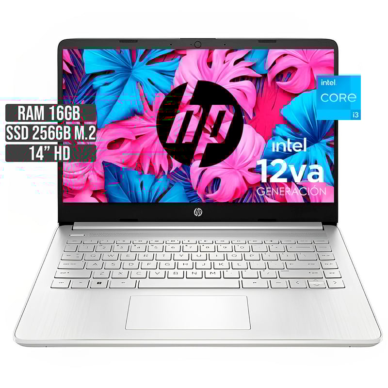 PORTATIL HP INTEL CORE I3-1215U SSD 256GB RAM 16GB LED 14 HD HP ...