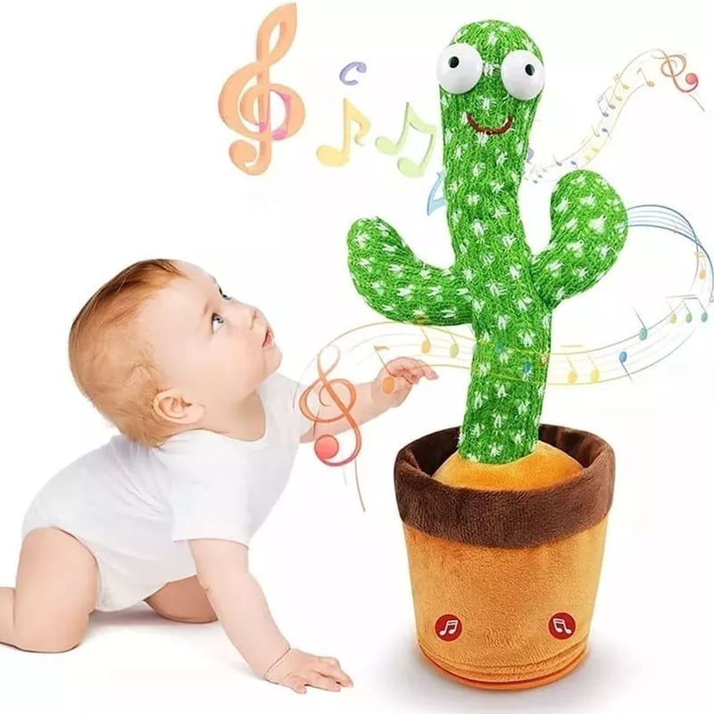 Cactus Bailarin Imita Voz Musical Bailarin Juguete Felpa ONE PIXEL ...
