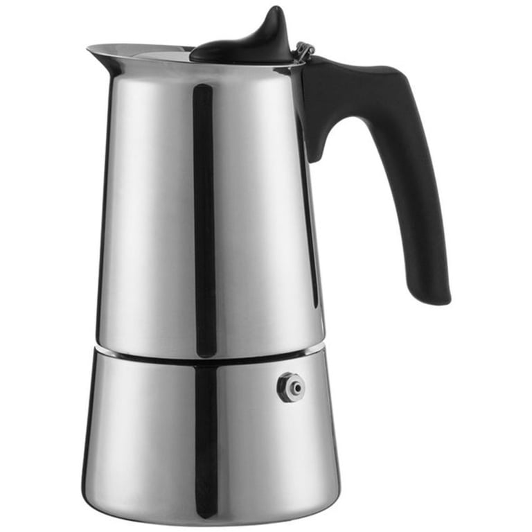 Cafetera 6 Tazas Acero tipo Italiana Espresso Induccion Expreso ...