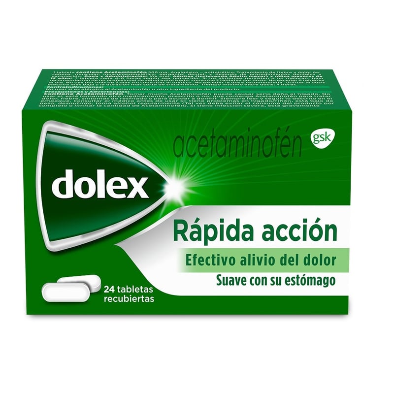 Dolex Rapida Accion 500Mg Caja X 24 Tabletas DOLEX | falabella.com