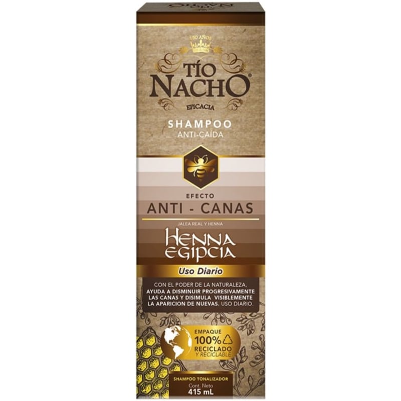 Shampoo Tio Nacho Anti-Canas Tonalizador X 415ml TIO NACHO | falabella.com