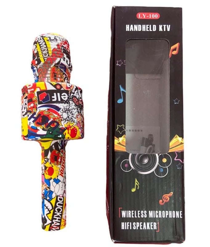 Microfono Parlante Karaoke Para Niños Bluetooth Infantil GENERICO ...