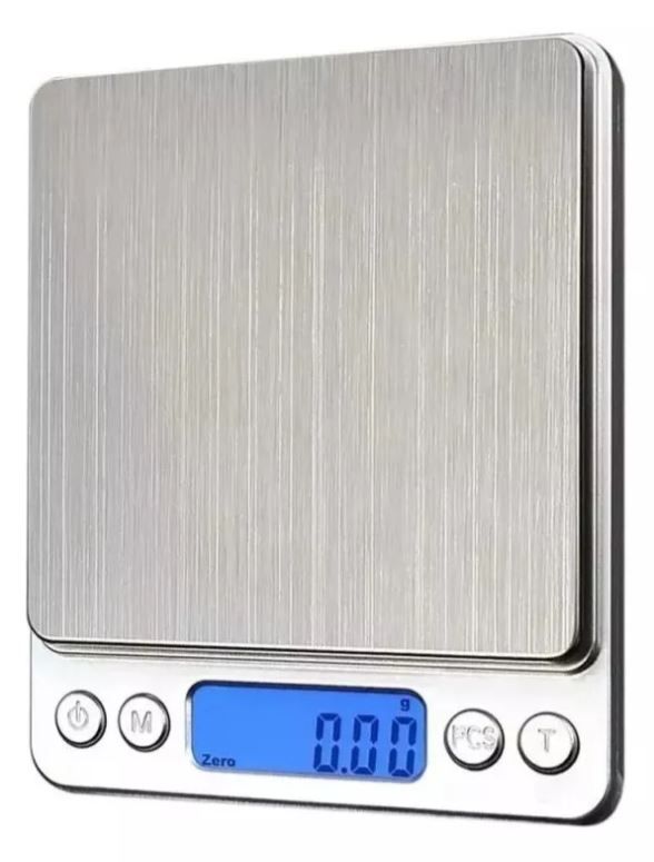 Báscula Gramera Portable Metalica Digital Hasta 2000 Gramos DIANSHENG ...