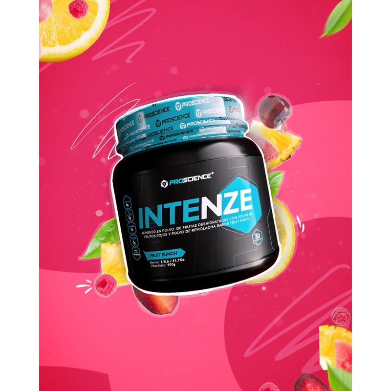 Intenze Pre-workout 30 Serv. Proscience - Sabor Fruit Punch PROSCIENCE ...