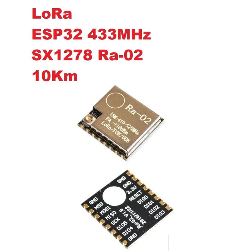 Modulo Radiofrecuencia Rf Transceptor LoRa Ra-02 Esp32 SX1278 433Mhz ...