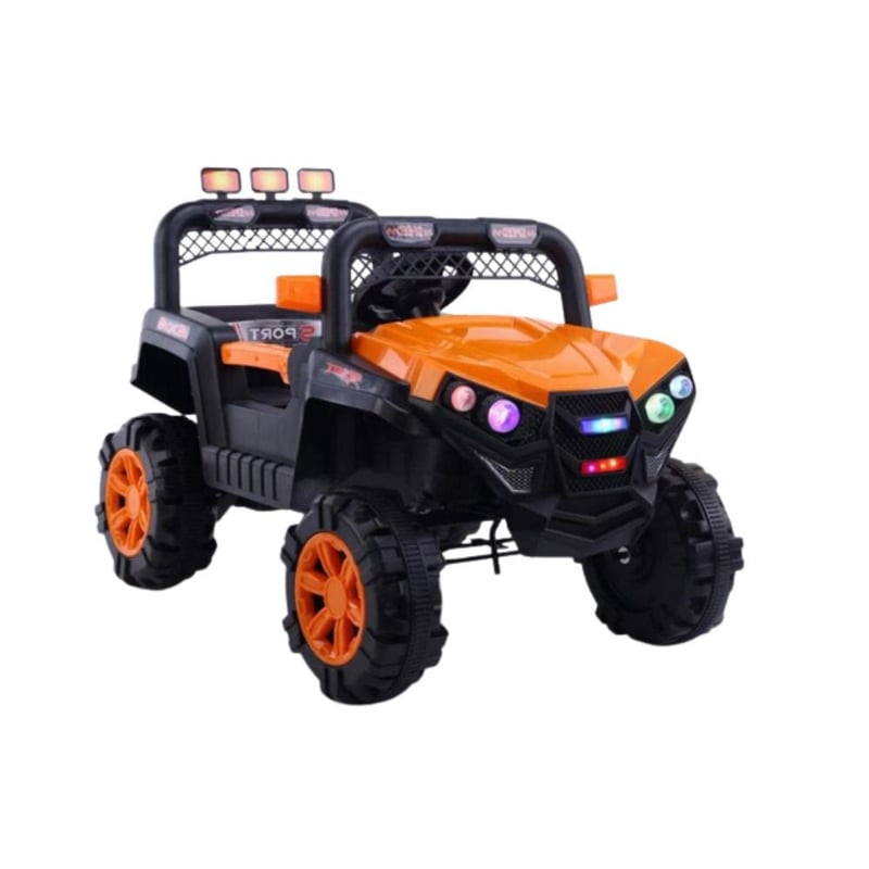 Camioneta Electrica Montable Jeep Campero Color Naranja ROADMASTER ...