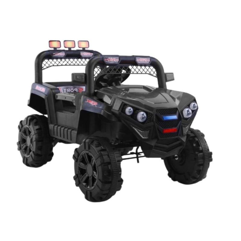 Camioneta Electrica Montable Jeep Campero Color Negro ROADMASTER ...