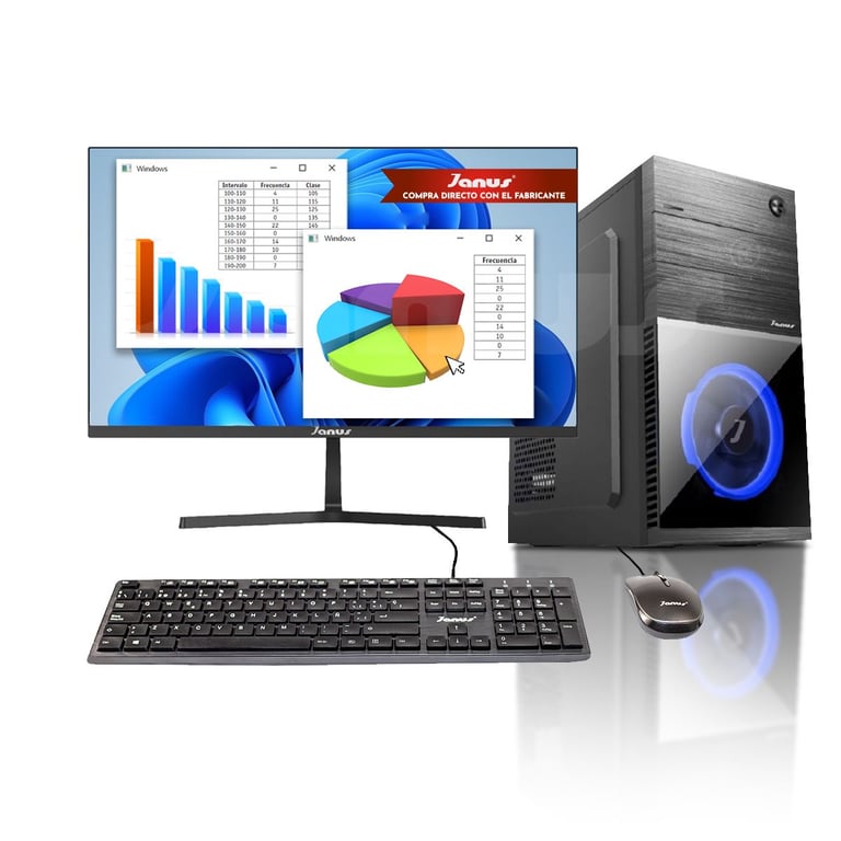 COMPUTADOR DE ESCRITORIO RYZEN 5-4600G SSD 512GB M2 DDR4 8GB JANUS ...