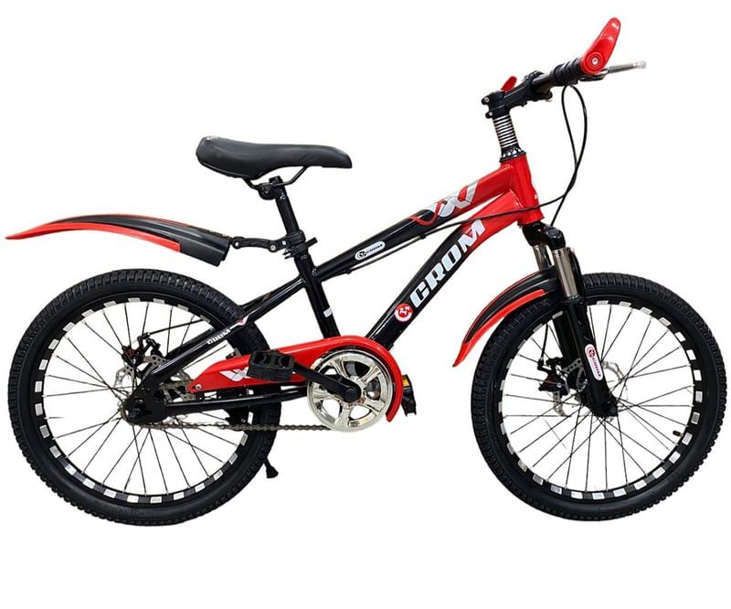 BICICLETA RIN 20 CON FRENOS DE DISCO Y AMORTIGUADOR GENERICO ...