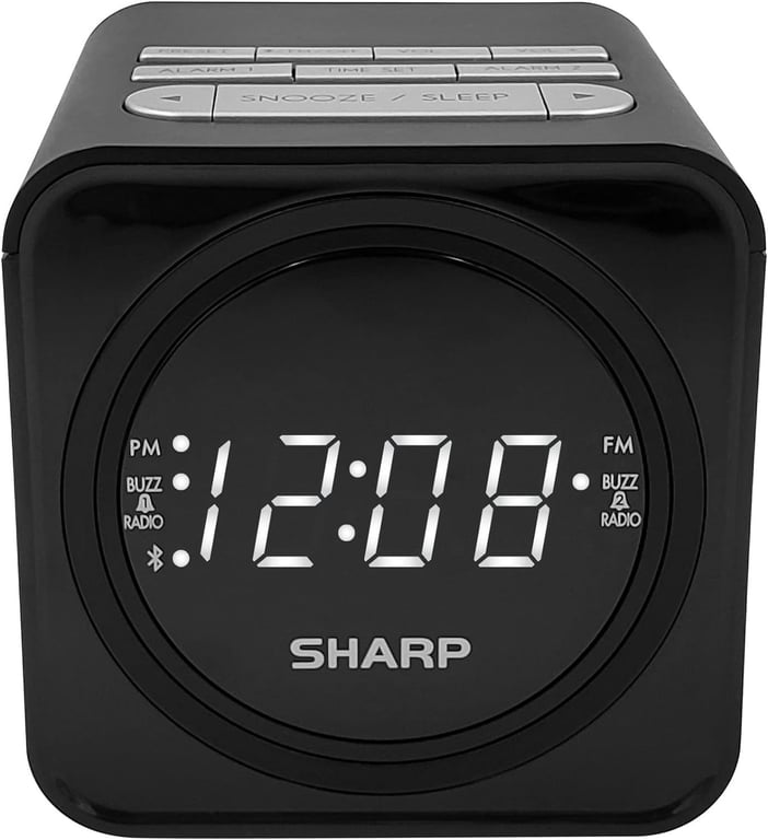 Radio Reloj Sharp Fm Con Altavoz Bluetooth Puerto De Carga Doble Alarma SHARP | falabella.com