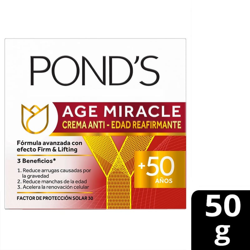 Crema Ponds Age Miracle Firm Lifting X 50G PONDS | falabella.com