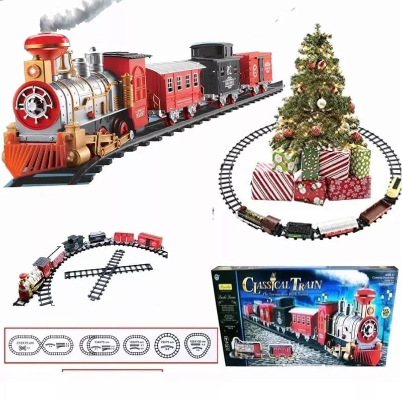 Tren Navideño para árbol de navidad con Humo Luces Y Sonido GENERICO | falabella.com