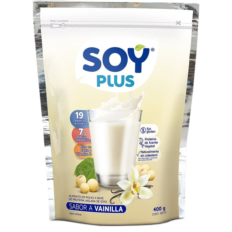 Leche De Soya Vainilla Soy Plus X 400G SOY PLUS | falabella.com