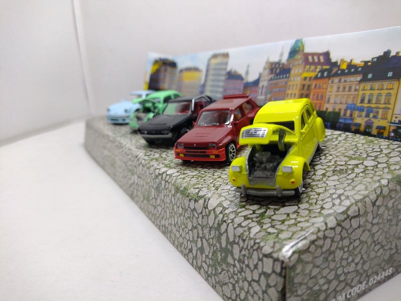 SET DE CARROS VINTAGE CARS Gigtpack ESCALA 164 DE COLECCIÓN GENERICO ...