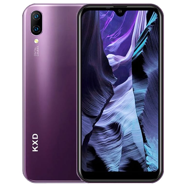 Celular 16GB Infinity View Triple Camara Full Accesorios - Morado ...