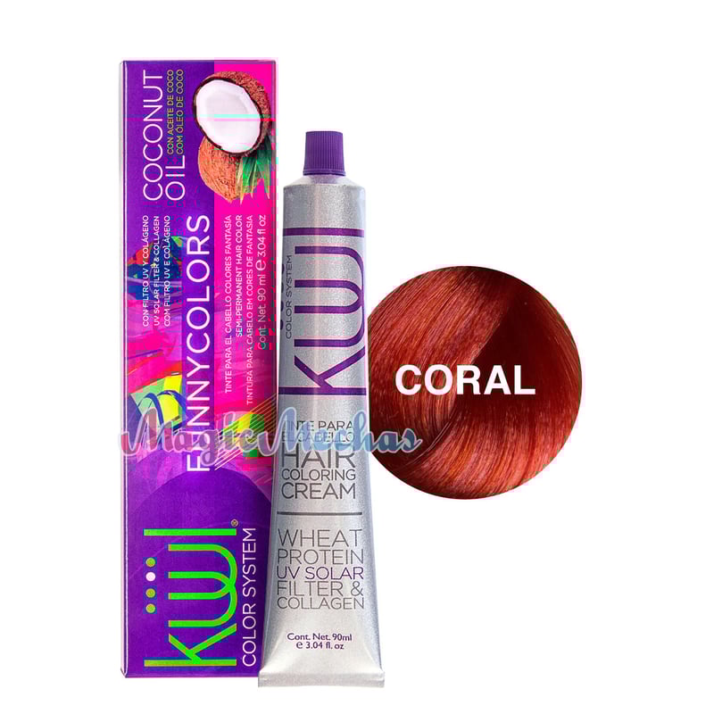 Tinte Kuul Funny Color Coral 90ml GENERICO | falabella.com