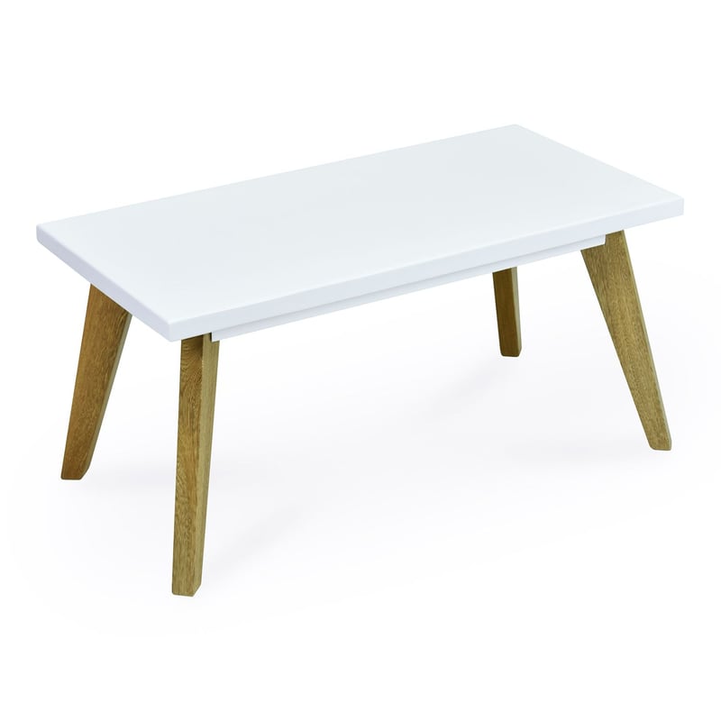 Mesas de centro Moderna en Madera Rectangular 40 x 80 cm Elite Living ...