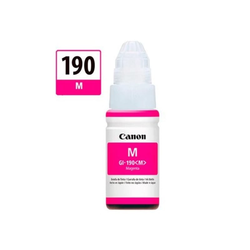 Tinta canon ORIGINAL GL-190 magenta PIXMA G3110/G2110 70ML CANON ...