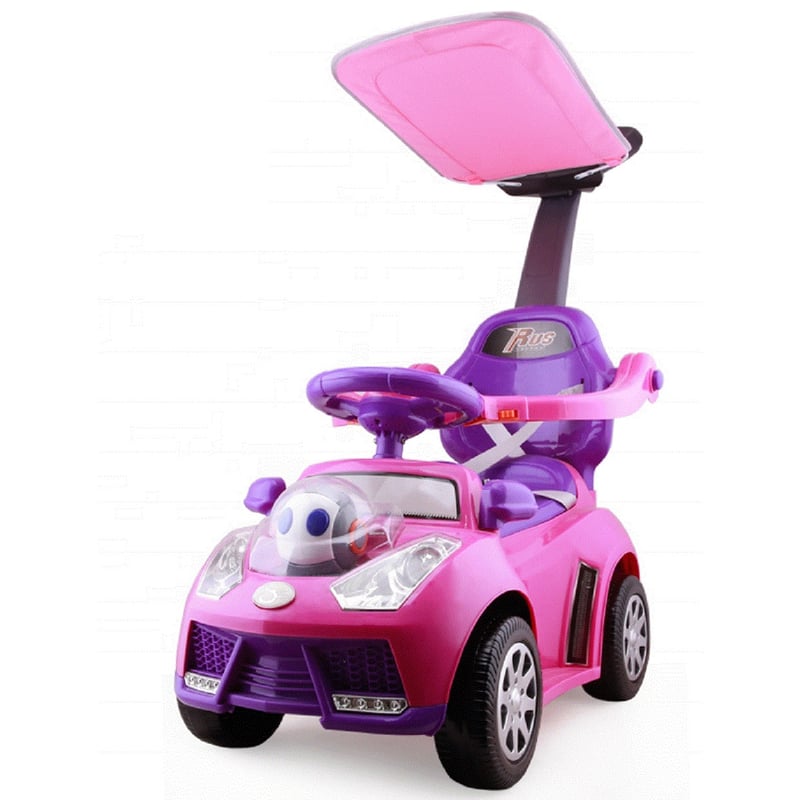 Carro Montable Bebe Paseador Musical Juguete Rosado 1-5 años SUNBABY ...