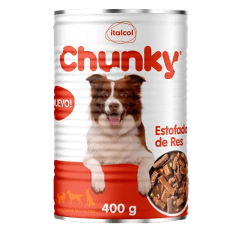 Chunky Estofado de Res - Alimento Perro x 400 g CHUNKY | falabella.com
