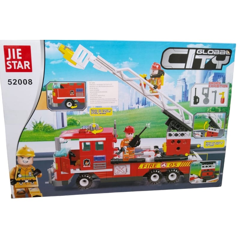 Brigada De Bomberos Bloques para Armar GENERICO | falabella.com