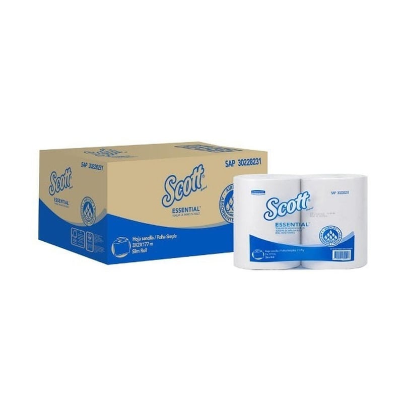 Toalla Manos Rollo Scott Essential 1hj - 177mts Caja X 6uds SCOTT ...