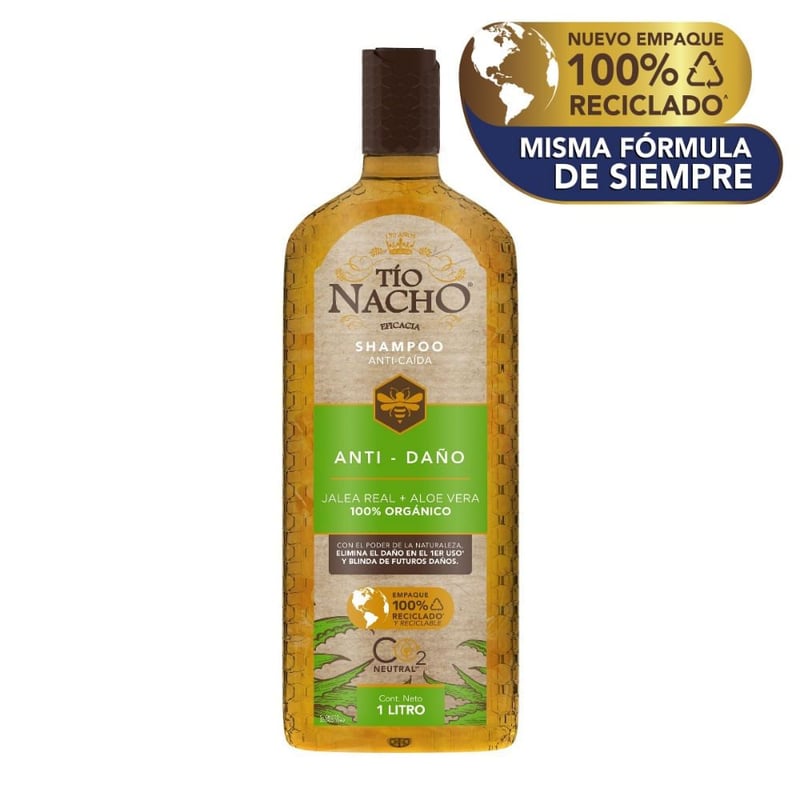 Shm.Tio Nacho Antidano Aloe Vera X1000Ml TIO NACHO | falabella.com