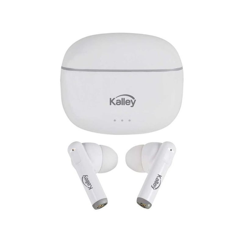 Audífonos kalley inalámbricos bluetooth in ear tws k-audb1 blanco ...