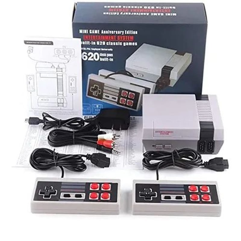 Nintendo Mini Consola Tipo Con 620 Juegos Y 2 Controles GENERICO ...