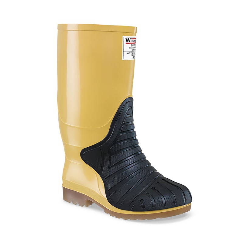 Botas Seguridad Work Safe Waterproof Minera Co Amarillo para Hombre ...