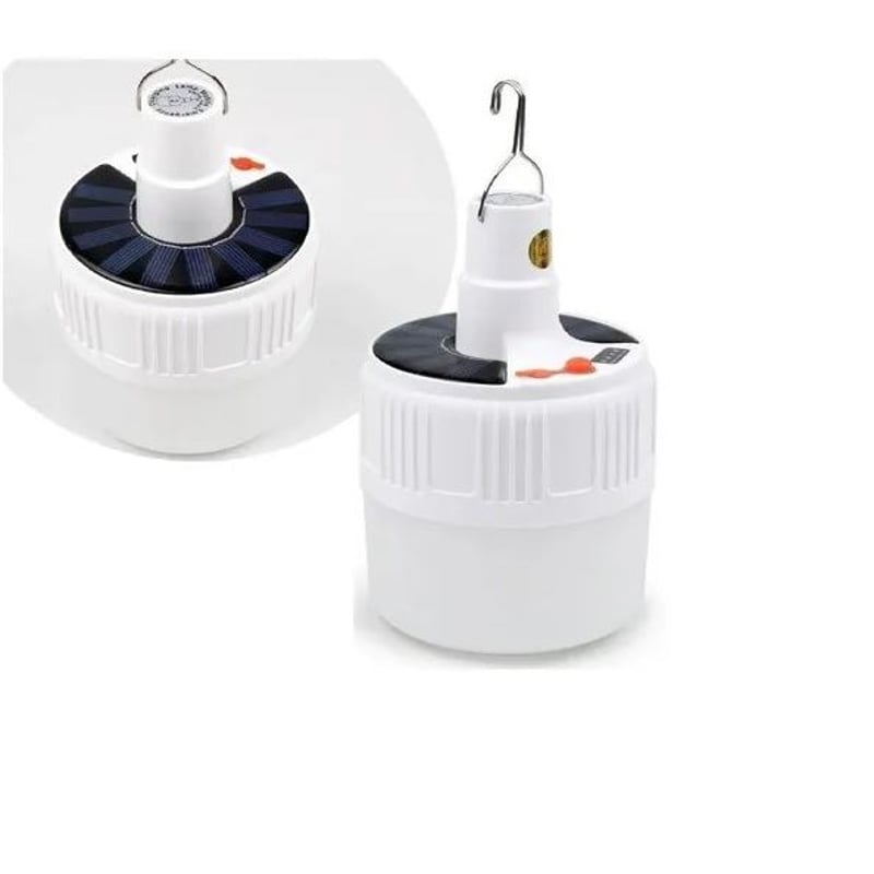 Bombillo Led Recargable Luz Solar Portable 3 Tonos De Luz GENERICO ...