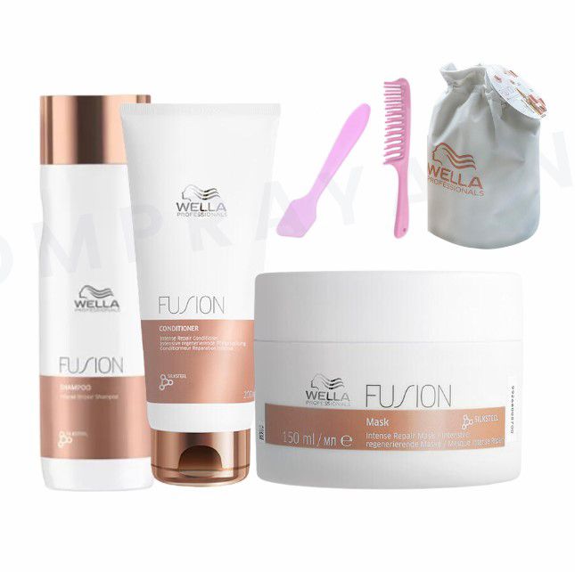 Kit Wella Fusion Shampoo acondicionador mascarilla WELLA PROFESSIONALS ...